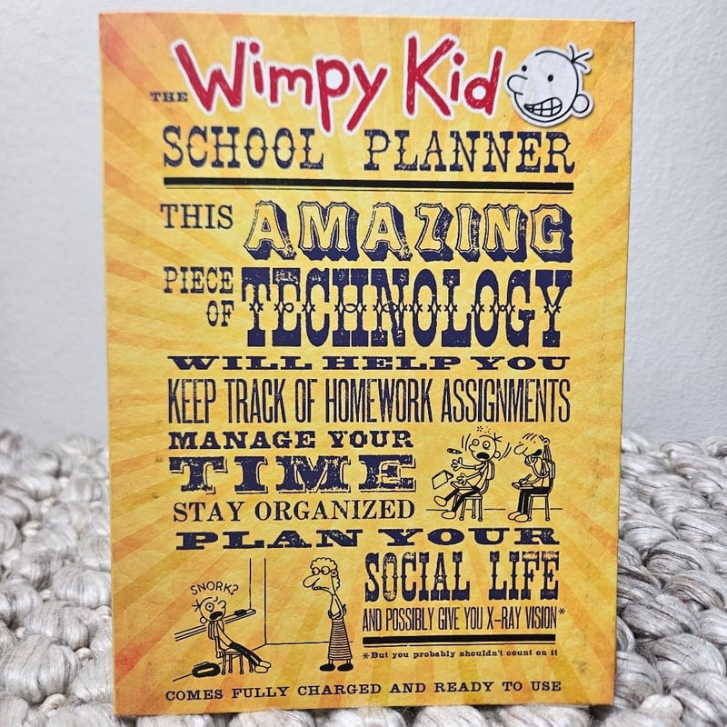 The Wimpy Kid School Planner Diary of a Wimpy Kid by Jeff Kinney ...