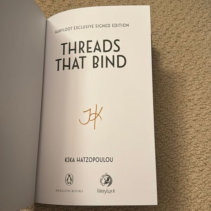 Threads That Bind by Kika Hatzopoulou, Hardcover | Pangobooks