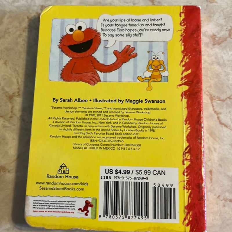 Elmo's Tricky Tongue Twisters (Sesame Street) by Sarah Albee, Paperback ...