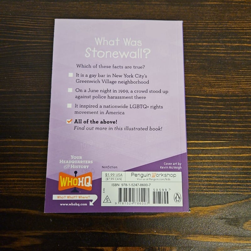 What Was Stonewall? by Nico Medina, Paperback | Pangobooks