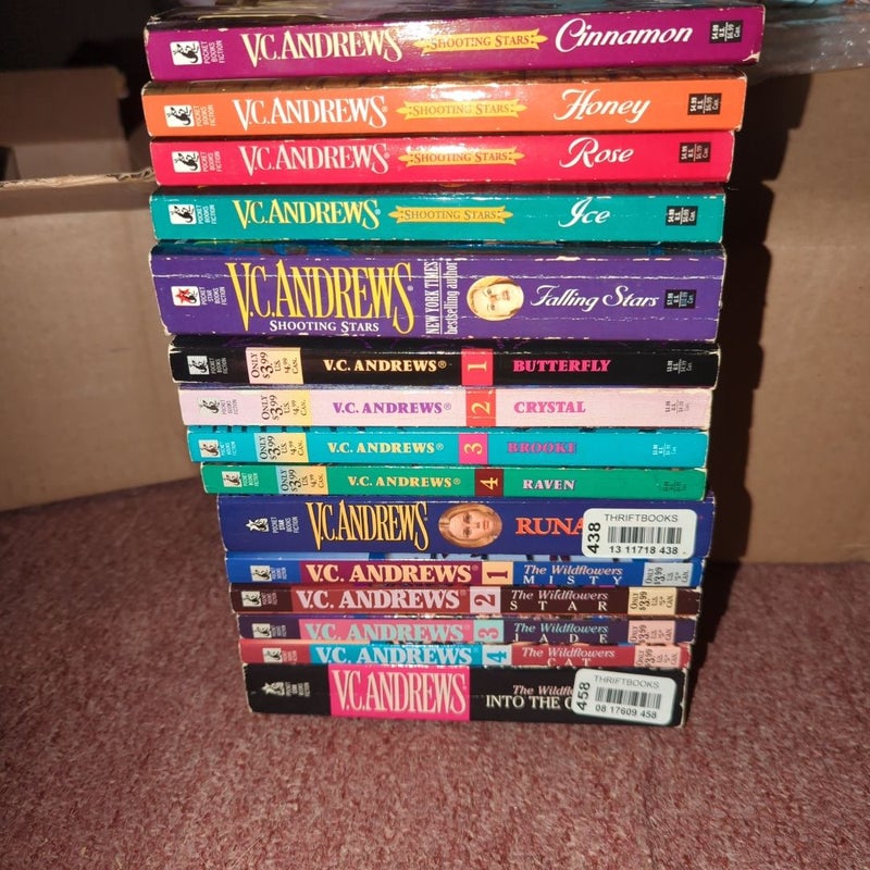 V. C. Andrews lot of 12 Shooting Stars Orphans Wildflowers by V. C. Andrews, Paperback | Pangobooks