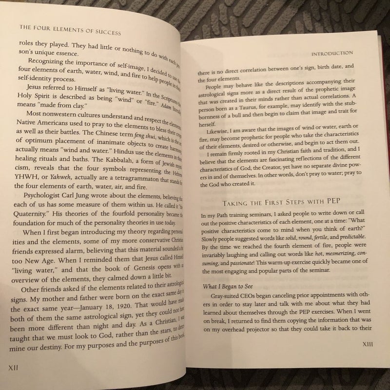 The Four Elements of Success by Laurie Beth Jones, Hardcover | Pango Books