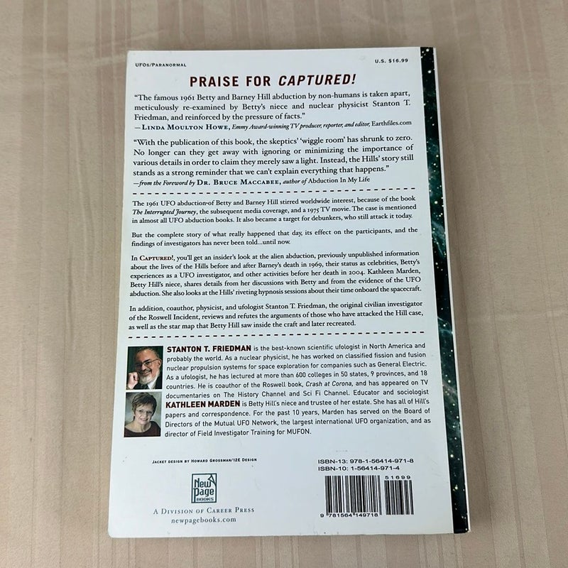 Captured! the Betty and Barney Hill UFO Experience (60th Anniversary Edition) by Stanton T ...