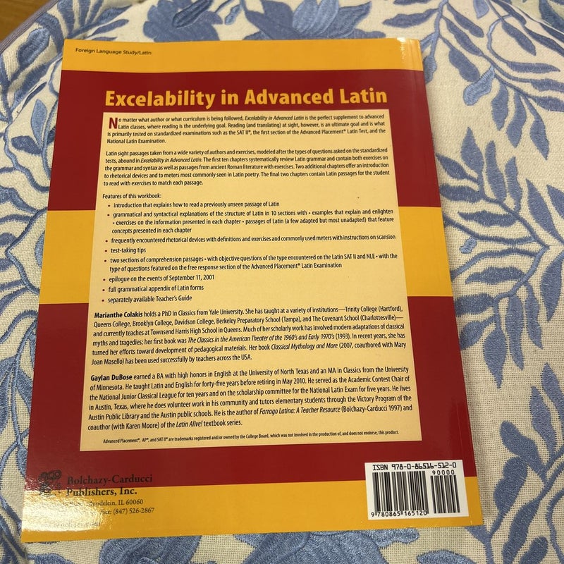 Excelability in Advanced Latin by Marianthe Colakis, Paperback | Pangobooks