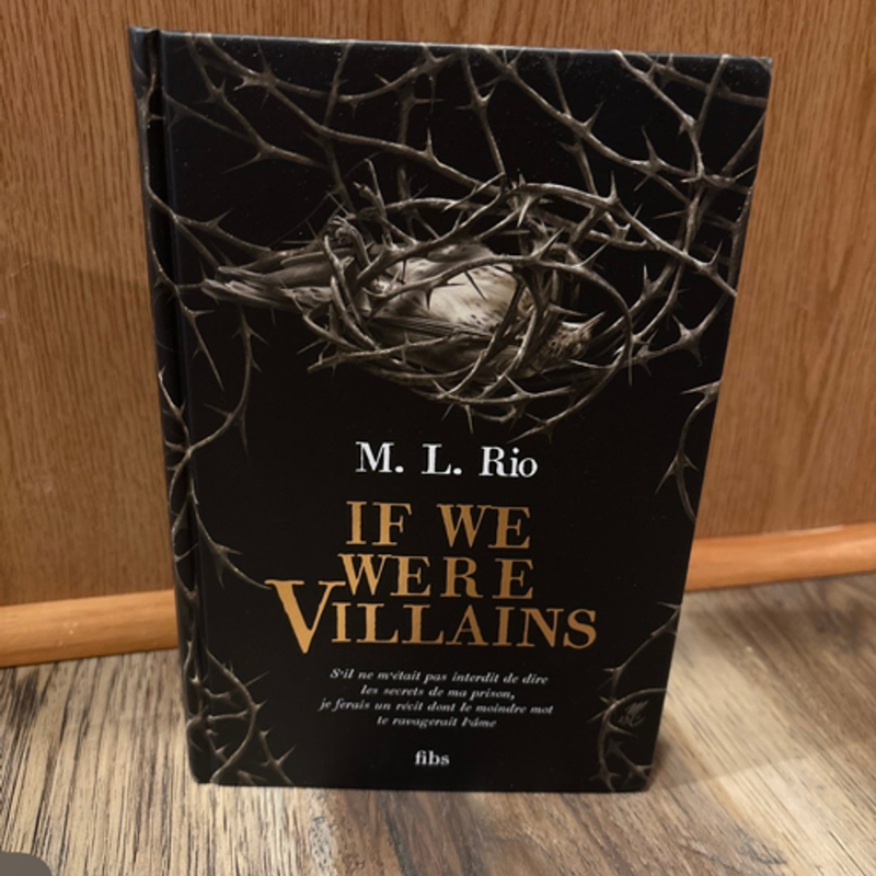 Special Hardback Edition If We Were Villains by M. L. Rio by M. L. Rio ...