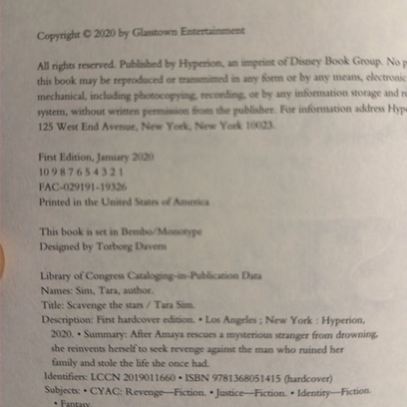 Scavenge the Stars (Signed!) by Tara Sim, Hardcover | Pangobooks