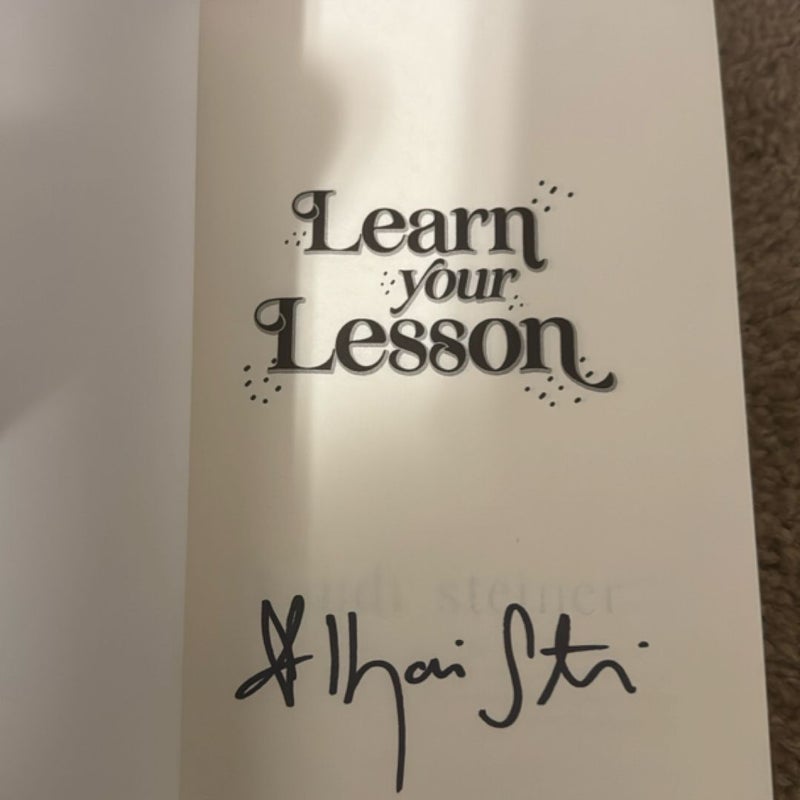 Learn Your Lesson: Special Edition by Kandi Steiner