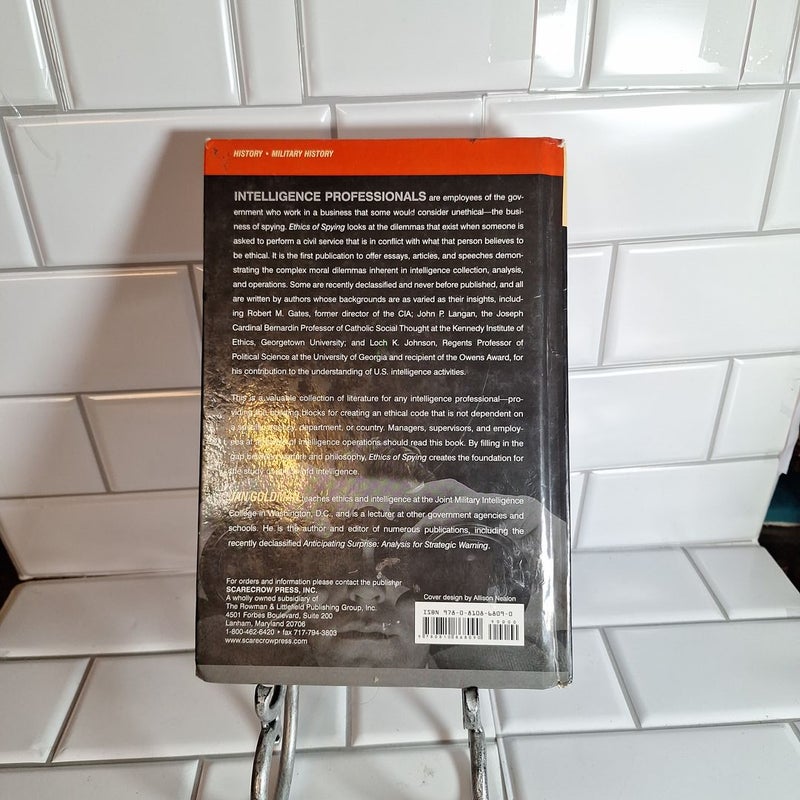 Ethics of Spying by Joel Rosenthal, J. Drexel Godfrey, R. Jones, Arthur ...