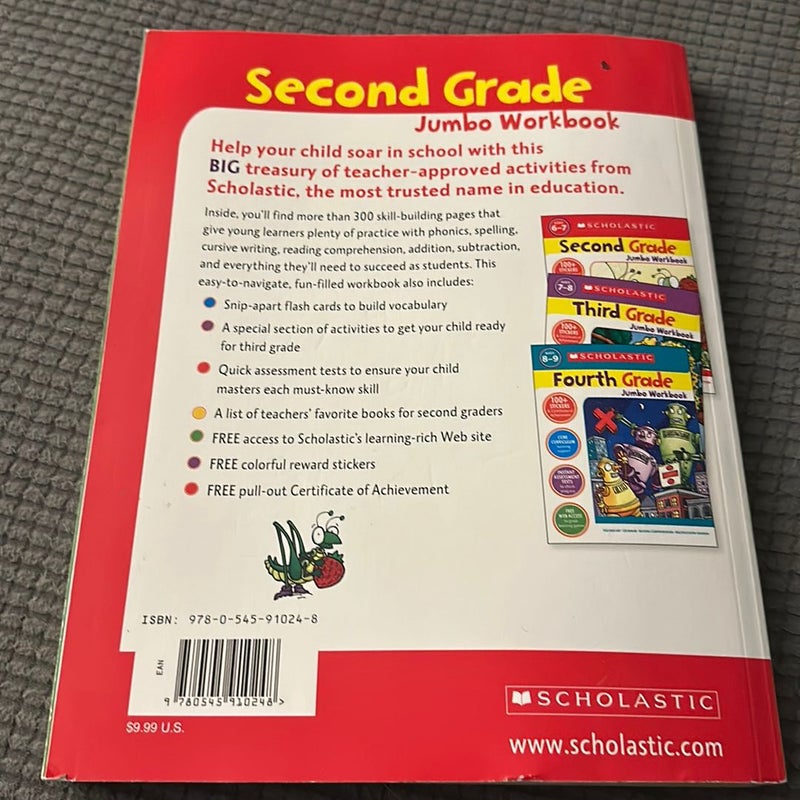 Scholastic Second Grade Jumbo Workbook by Scholastic, Paperback ...