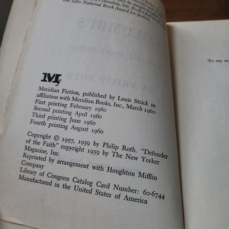 Goodbye, Columbus by Philip Roth, Paperback | Pangobooks