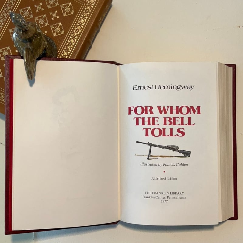 For Whom The Bell Tolls by Ernest Hemingway, Hardcover | Pangobooks