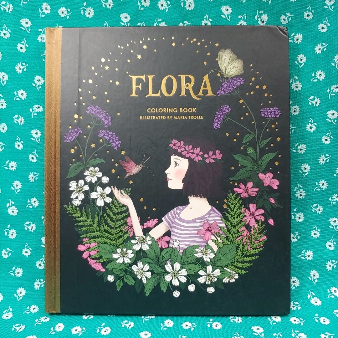 Flora Coloring Book by Maria Trolle