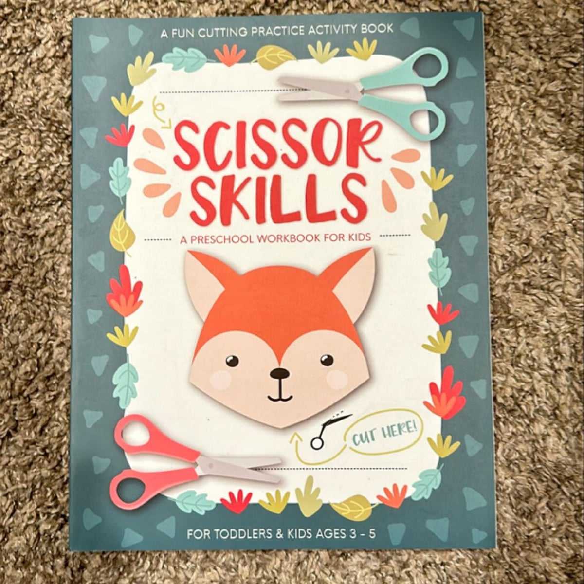 Scissor Skills Preschool Workbook for Kids by Modern Kid Press