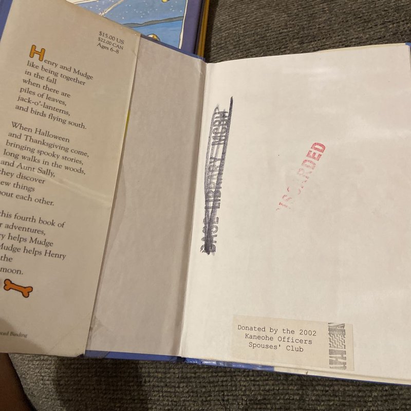 Henry and Mudge and the Starry Night by Cynthia Rylant