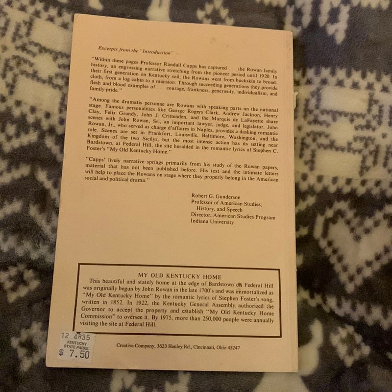 The Rowan Story: by Randall Capps, Paperback | Pangobooks