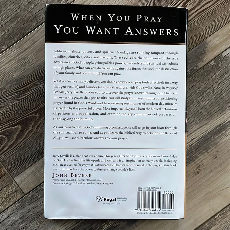 Prayer of Petition by Jerry Savelle, Hardcover | Pangobooks