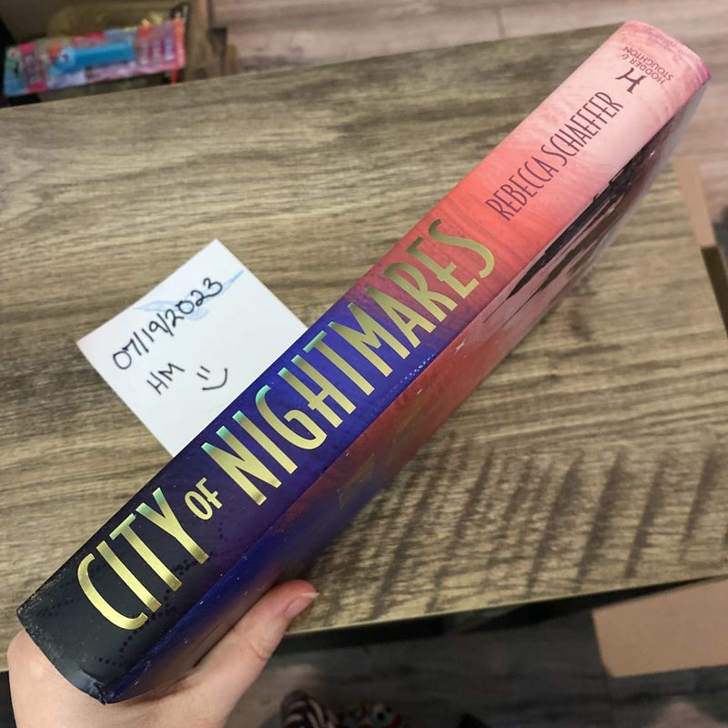 City of Nightmares - Fairyloot Edition by Rebecca Schaeffer, Hardcover ...