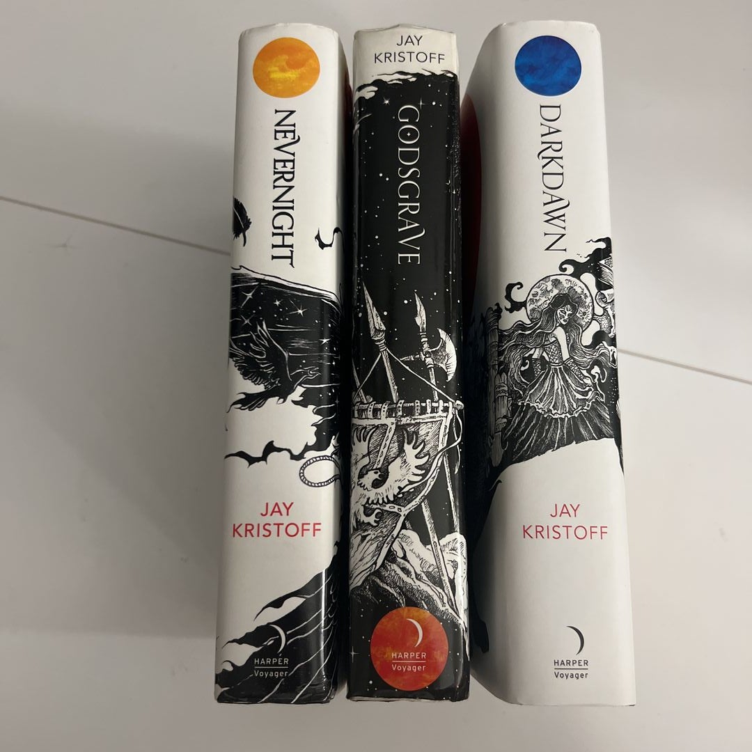 OUT OF PRINT SIGNED UK Nevernight Trilogy by Jay Kristoff, Hardcover ...