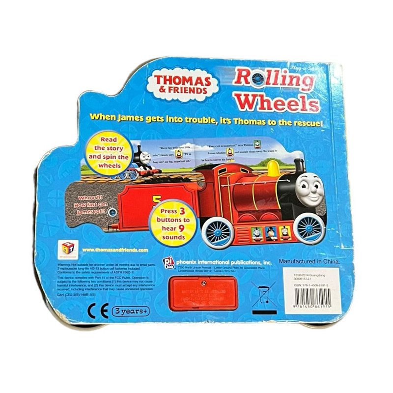 Thomas Little Vehicle Book, Rolling Whee by PI Kids
