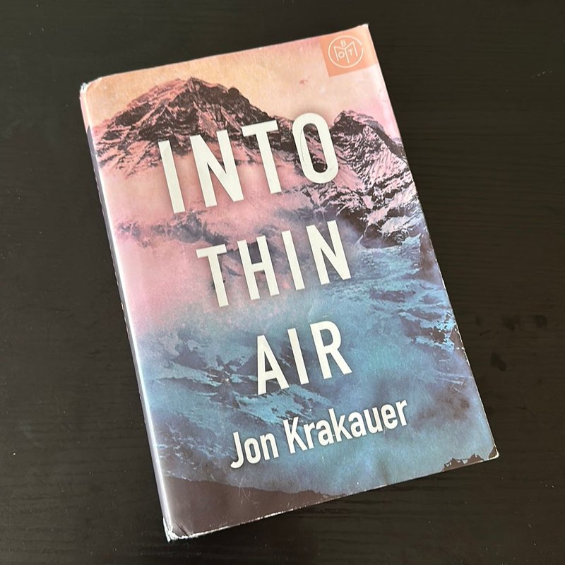 Into Thin Air by John Krakauer , Hardcover | Pangobooks