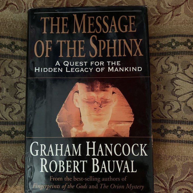 The Message of the Sphinx by Graham Hancock, Paperback | Pangobooks