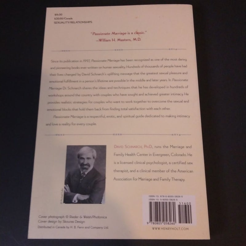 A Passionate Marriage by David Schnarch