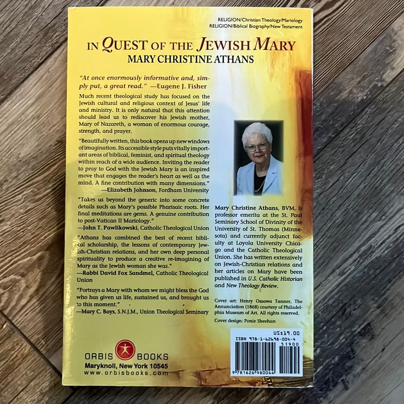 In Quest of the Jewish Mary by Mary Christine Athans, Paperback ...
