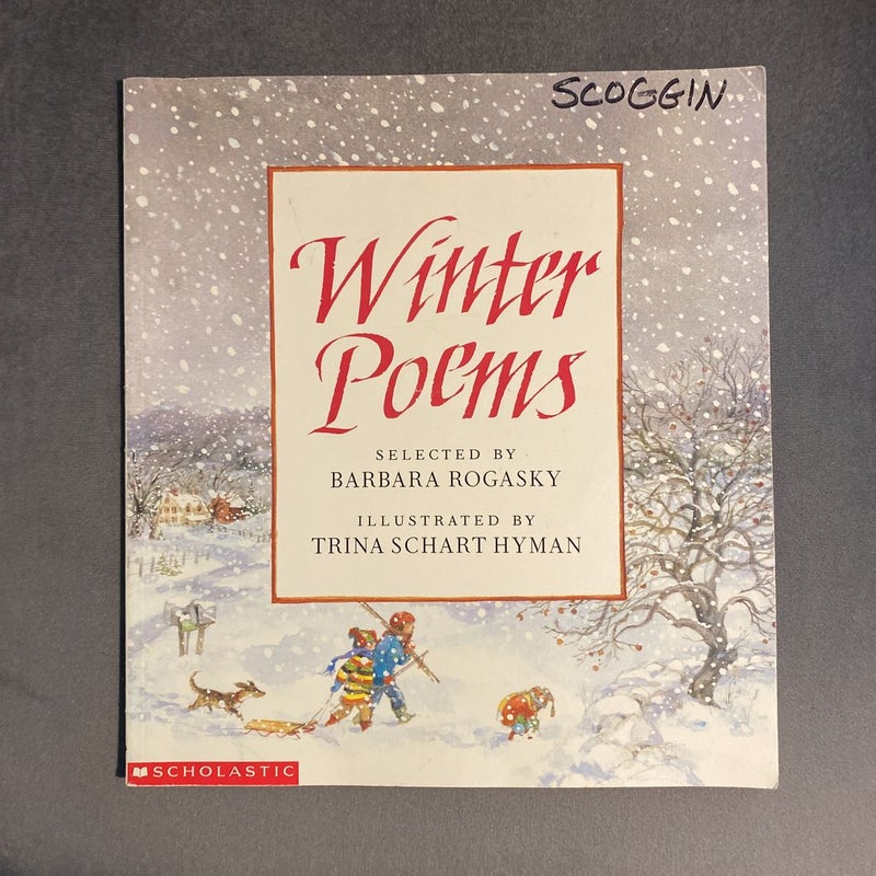 Winter Poems by Barbara Rogasky, Paperback | Pangobooks