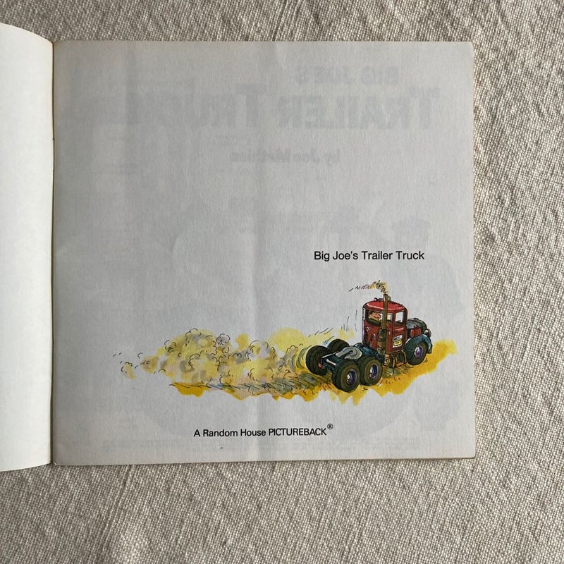 Big Joe's Trailer Truck by Joe Mathieu, Paperback | Pangobooks