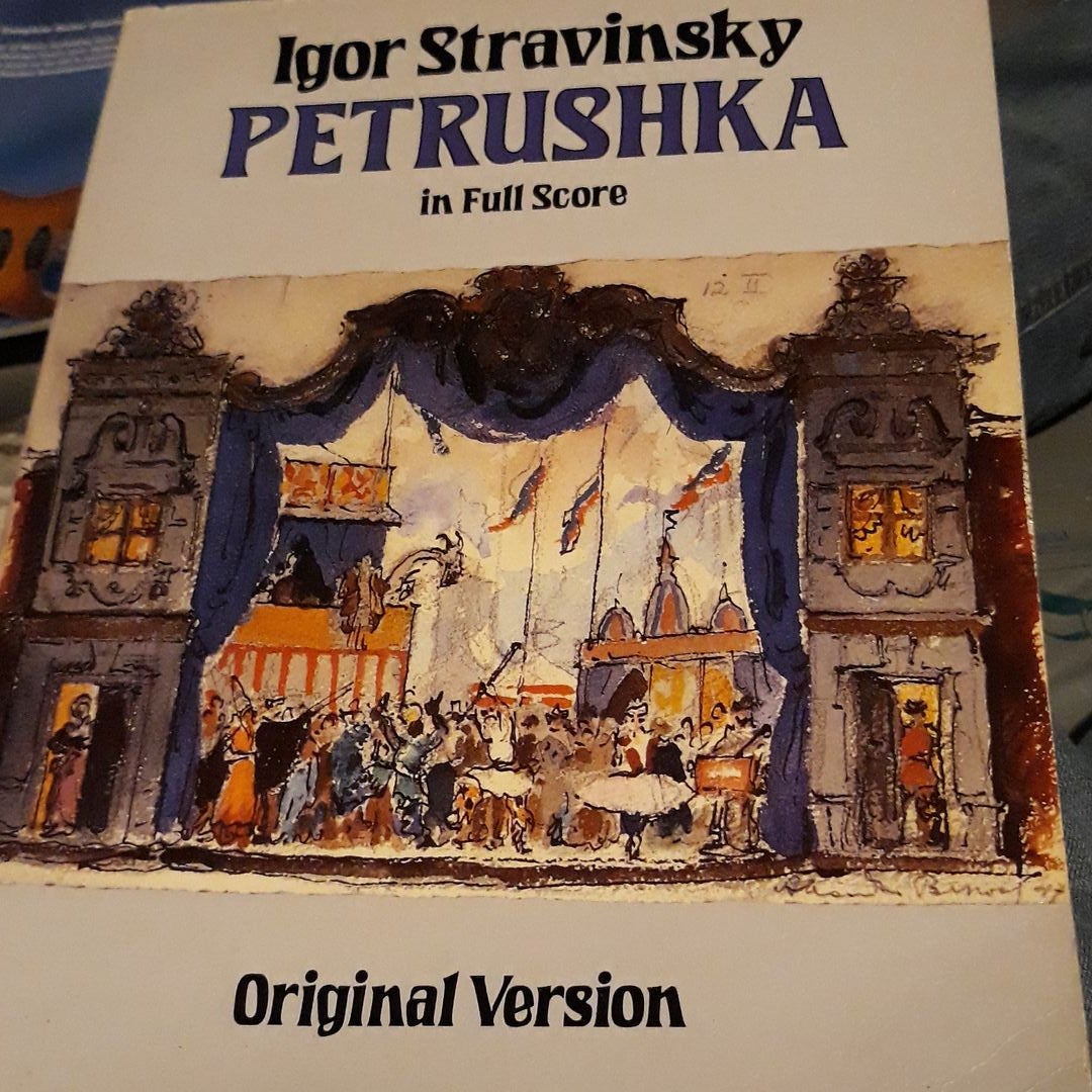 Petrushka in Full Score by Igor Stravinsky