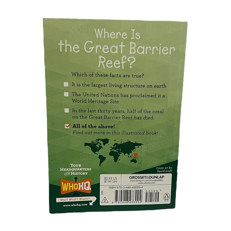 Where Is the Great Barrier Reef? by Nico Medina, Who HQ