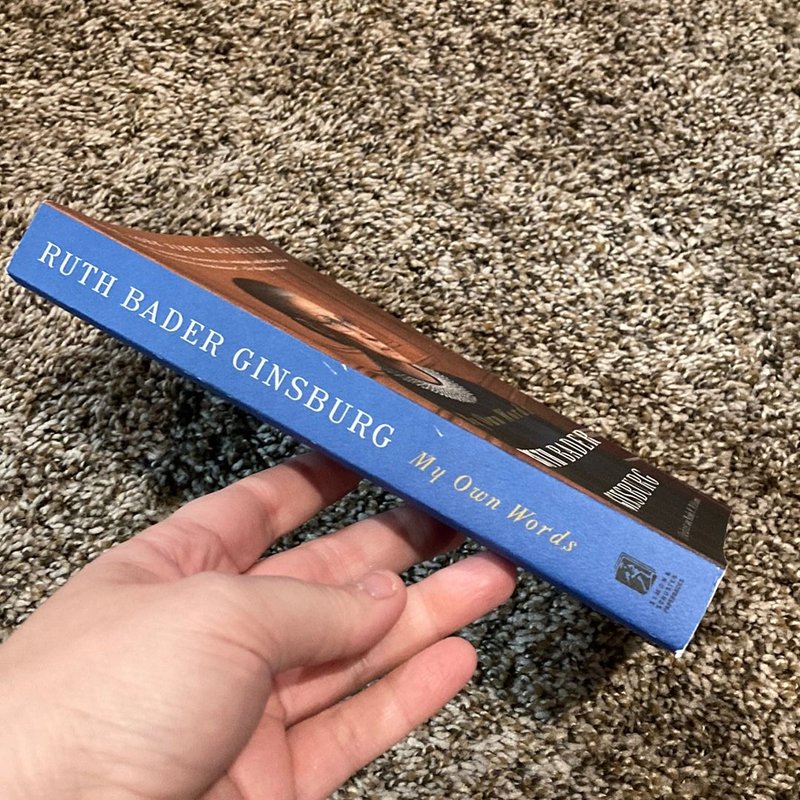 My Own Words by Ruth Bader Ginsburg, Paperback | Pangobooks