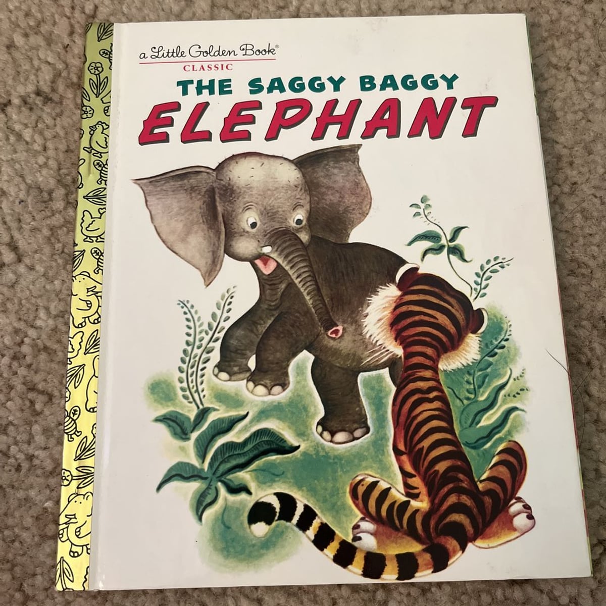 The Saggy Baggy Elephant by Golden Books; Byron Jackson, Hardcover ...