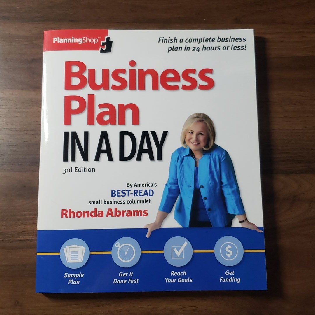 Business Plan in a Day by Rhonda Abrams, Paperback | Pangobooks