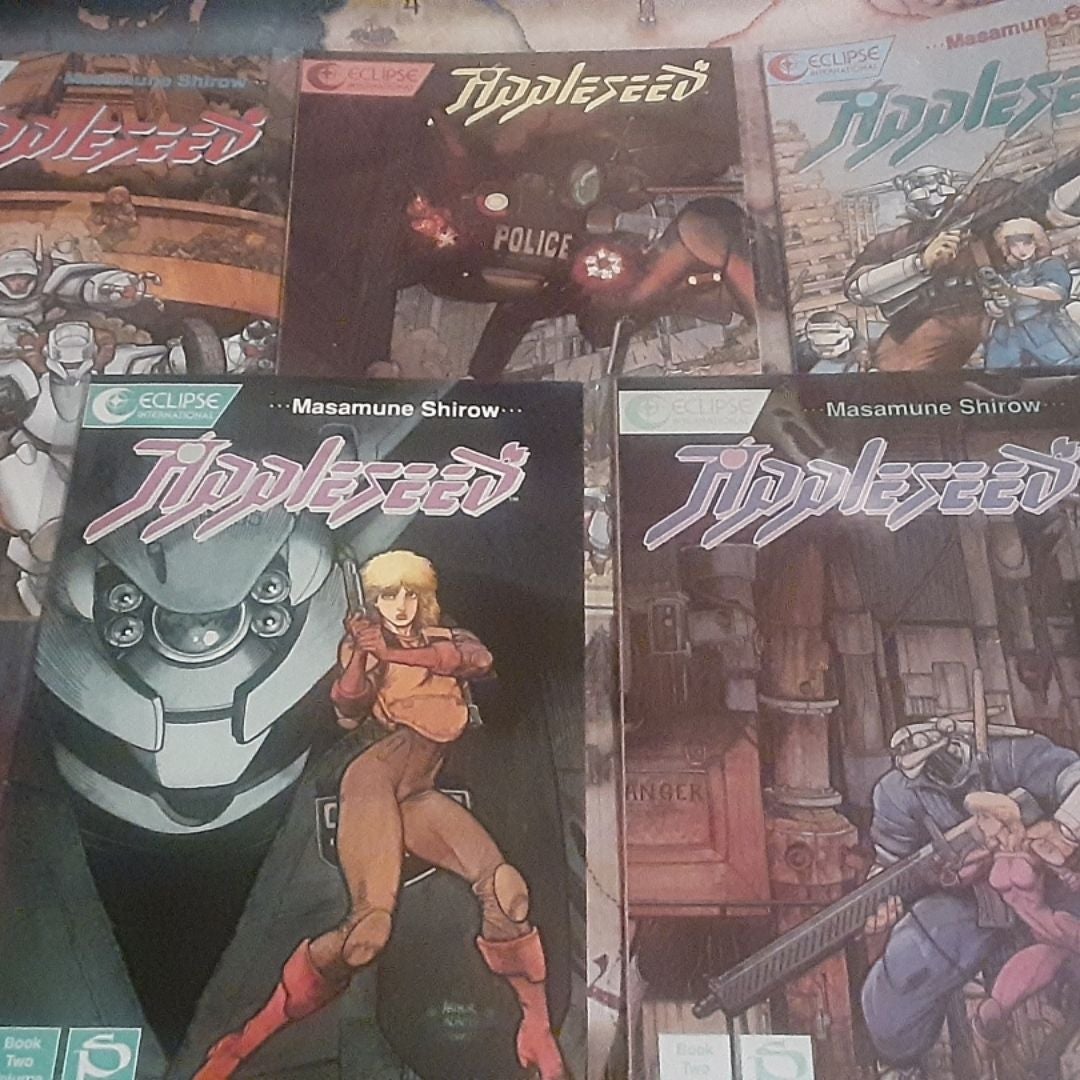 Appleseed book 2 issues 1,2,3,4,5 Masamune Shirow by Masamume Shirow ...