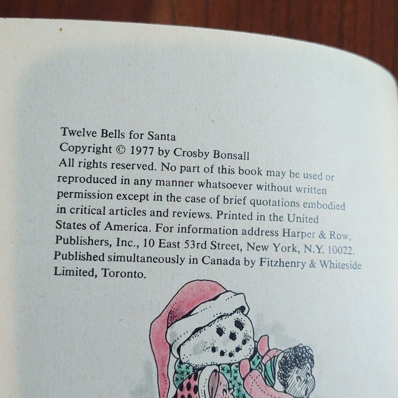Twelve Bells for Santa by Crosby N. Bonsall, Hardcover | Pangobooks