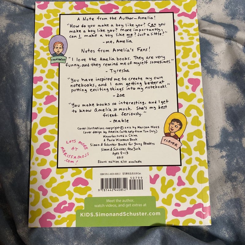 Amelia's Boy Survival Guide by Marissa Moss