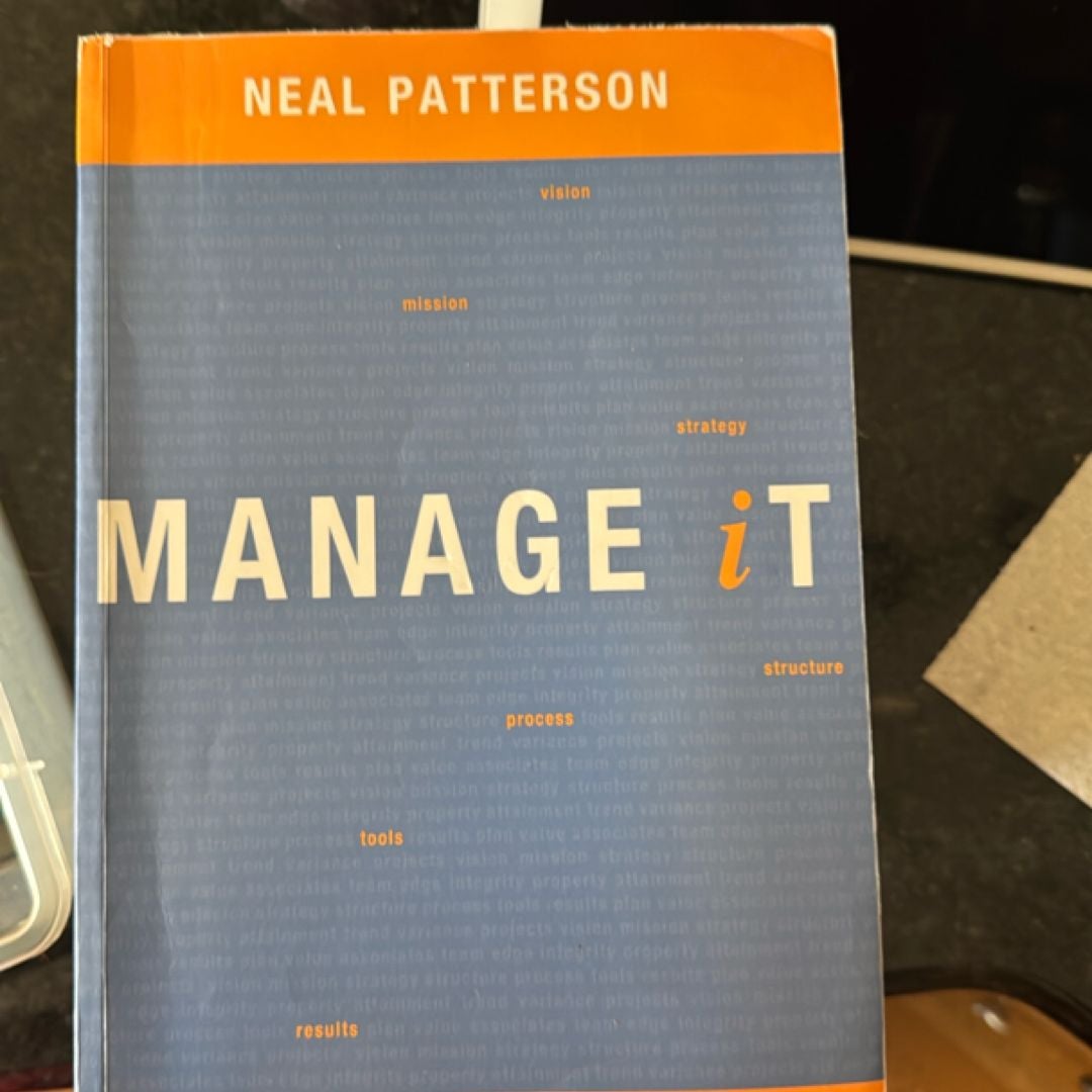 Manage IT by Neal Patterson