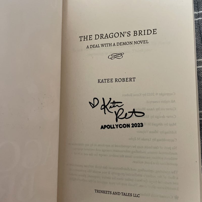 The Dragon's Bride - SIGNED Apollycon stamped signature by Katee Robert ...
