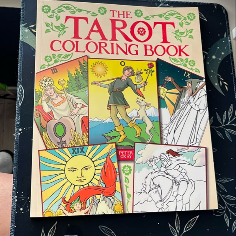 The Tarot Coloring Book by Peter Gray