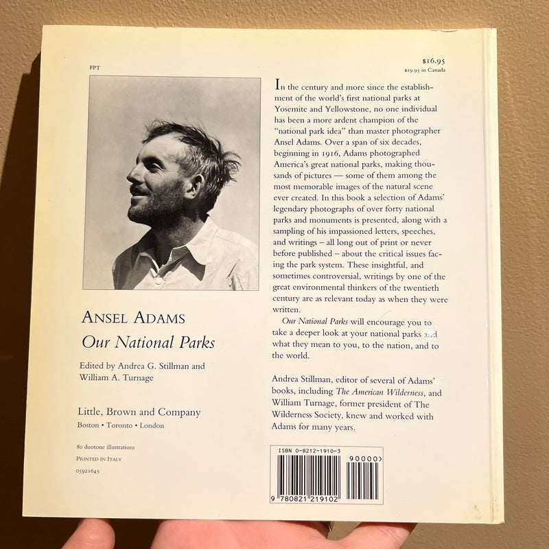 Ansel Adams: Our National Parks by Andrea G. Stillman, William A. Turnage