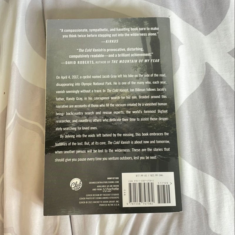 The Cold Vanish by Jon Billman