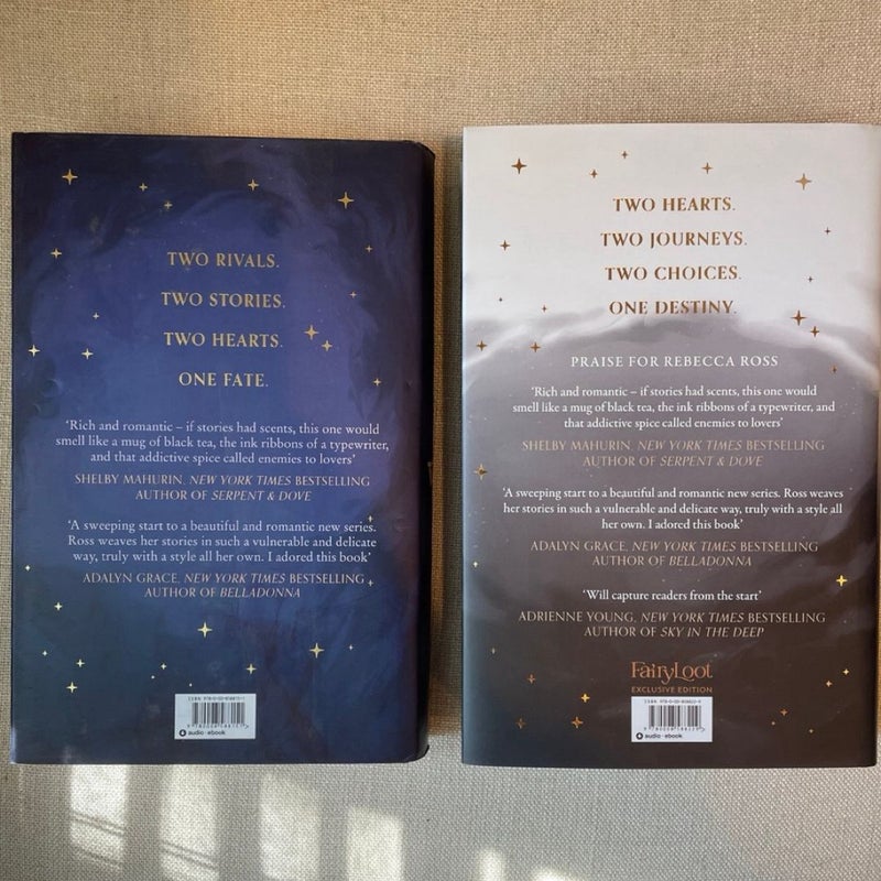 Divine Rivals UK & Ruthless Vows Fairyloot by Rebecca Ross, Hardcover ...