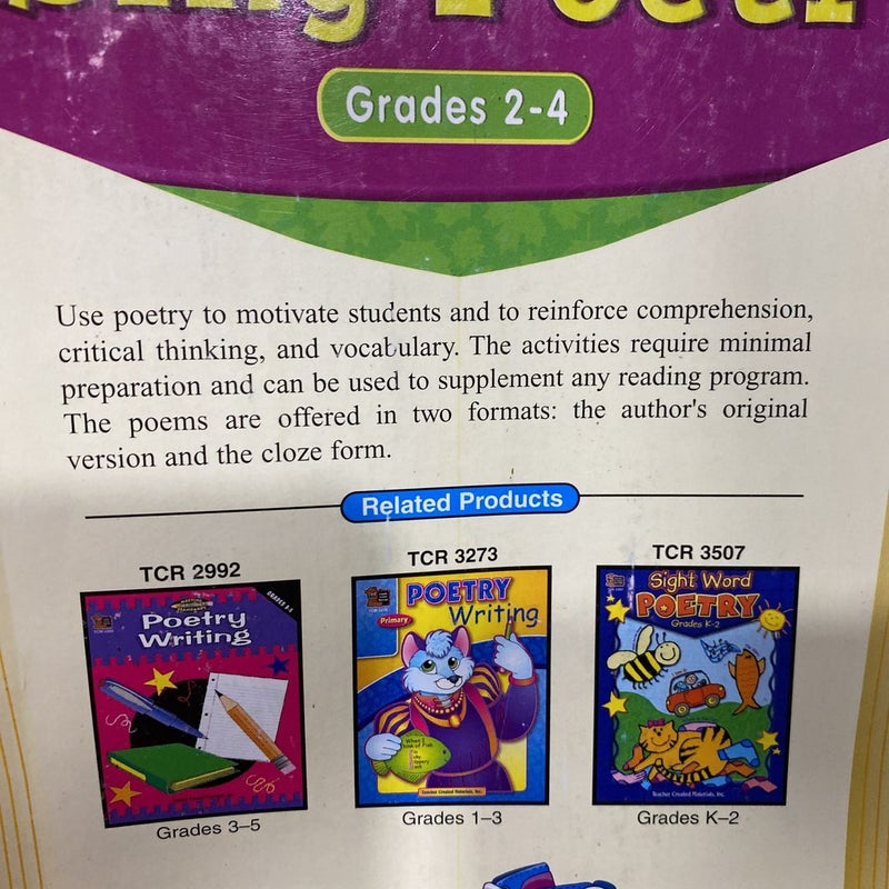 Develop Reading Fluency Using Poetry by Teacher Created Resources Staff