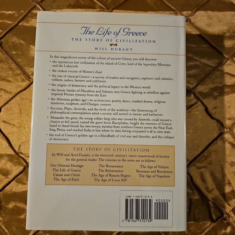 The Story of Civilization by Will Durant, Ariel Durant
