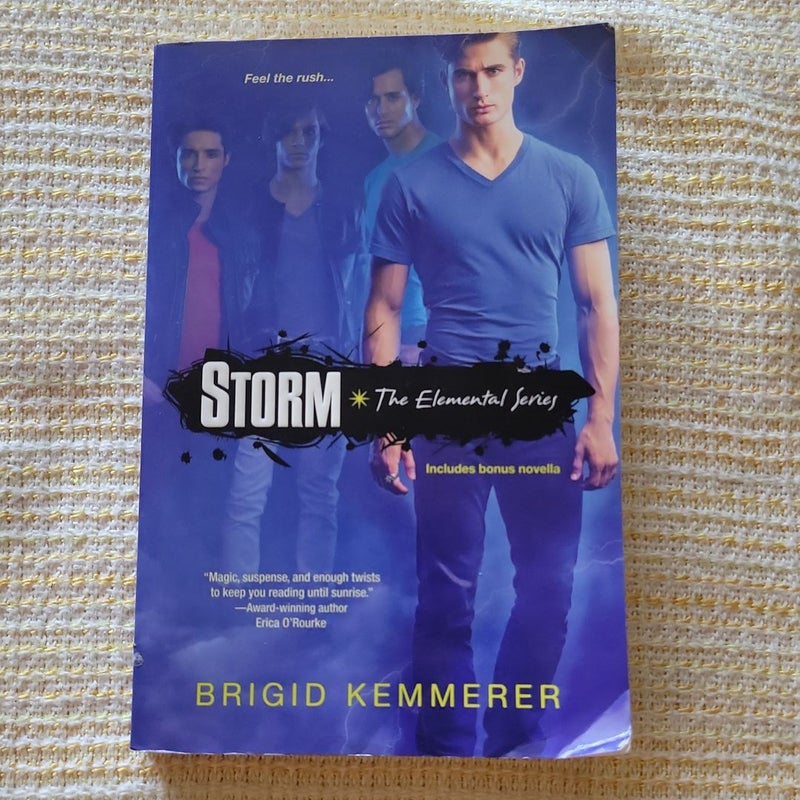 Storm, Spark, Spirit - Elementals series - first three books by Brigid ...