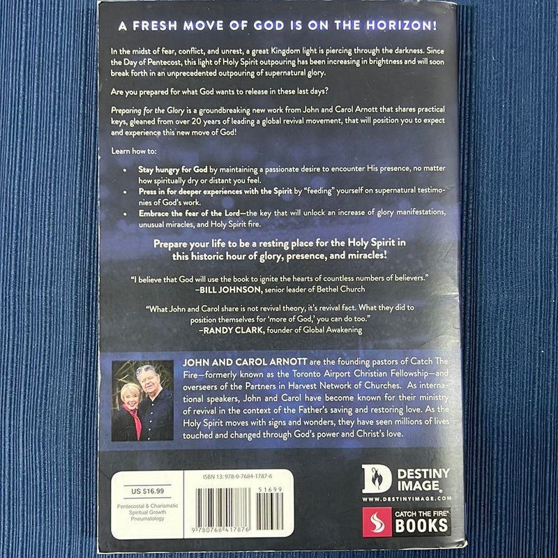 Preparing for the Glory by John Arnott, Carol Arnott, Bill Johnson ...