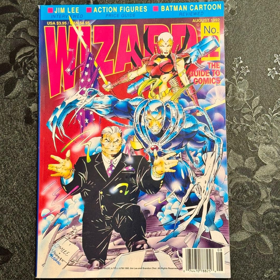 Wizard Volume 1 Number 2 August 1992 Marvel Entertainment Group Jim Lee ...