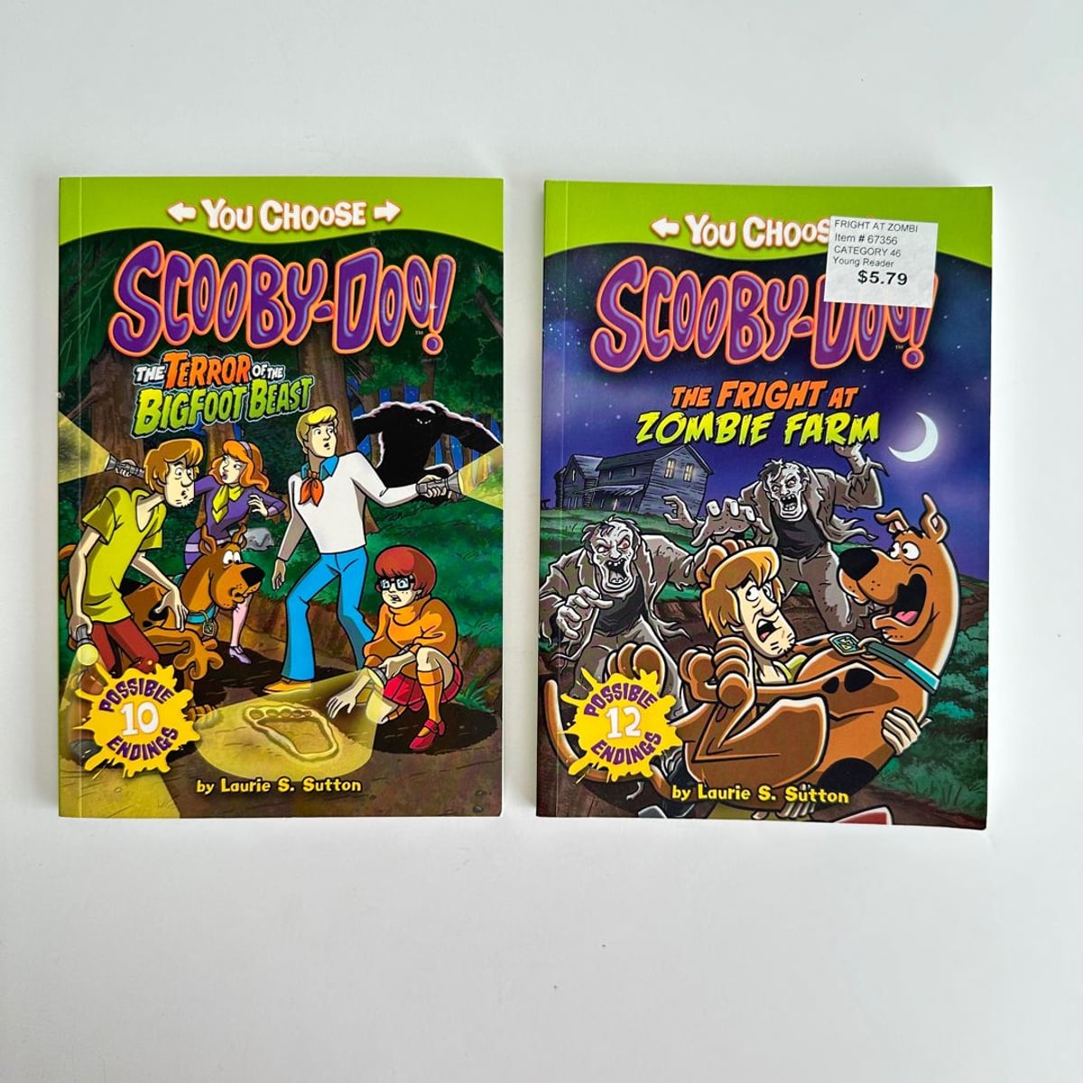 Scooby-Doo You Choose book bundle, 2 Books by Laurie S. Sutton ...