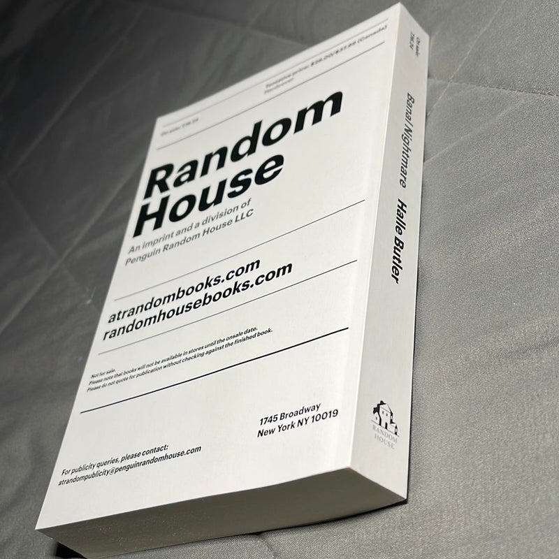 Banal Nightmare ARC by Halle Butler, Paperback | Pangobooks